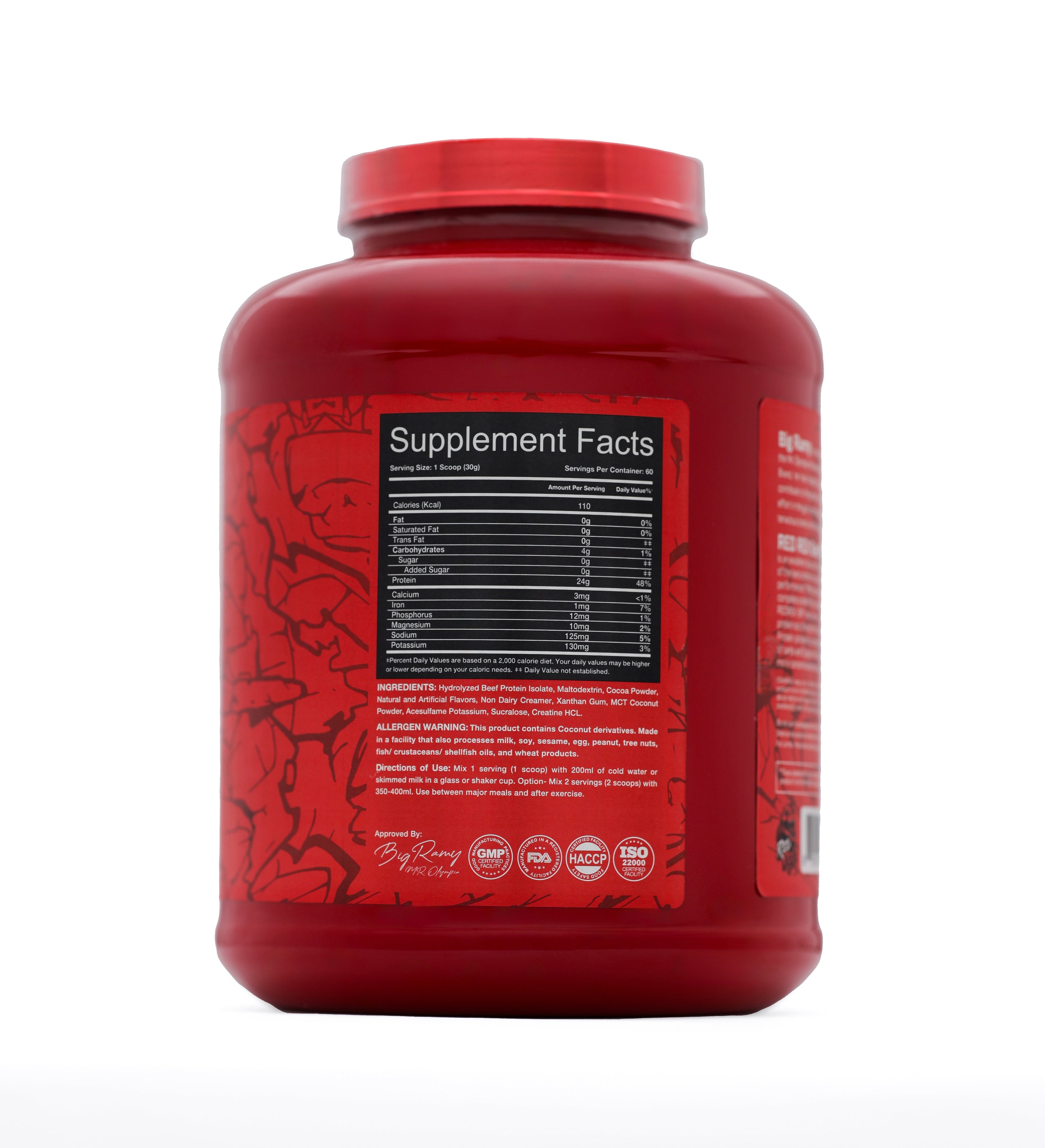 RED REX 100% BEEF PROTEIN ISOLATE – Big Ramy Labs