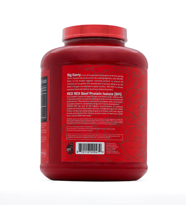 RED REX 100% BEEF PROTEIN ISOLATE – Big Ramy Labs